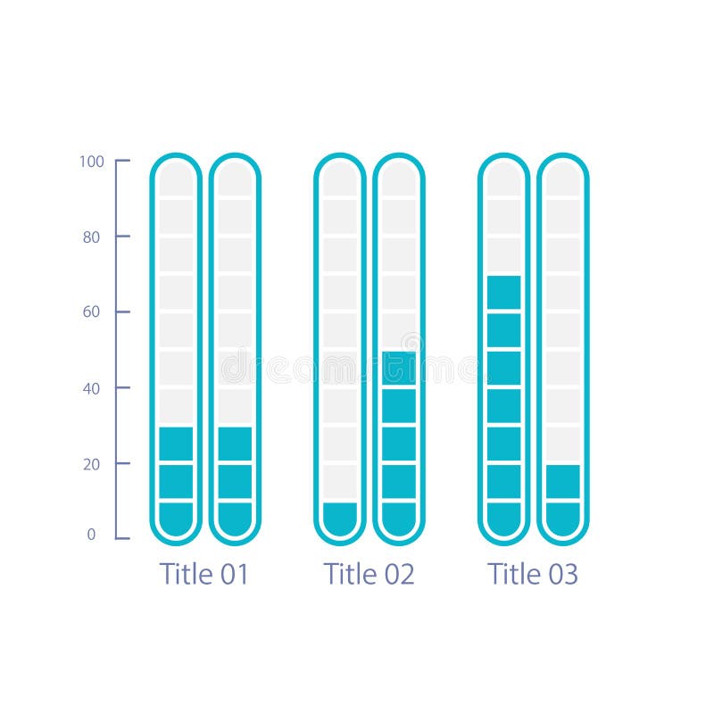 Grouped Fragmented Infographic Chart Design Template Stock Vector ...