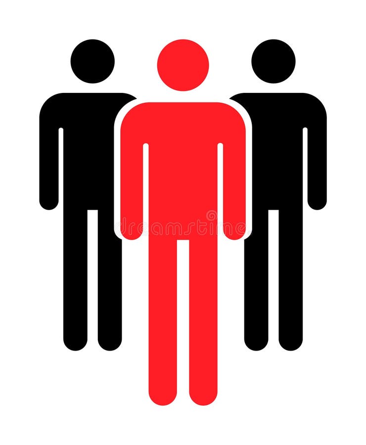 Grouping People Flat Icon Isolated on White Background. Teamwork Symbol ...