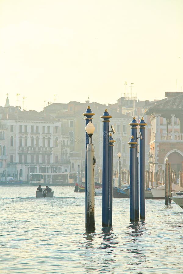 Pilings in Venice. Frugality Stock Photo - Image of boat, vacation ...