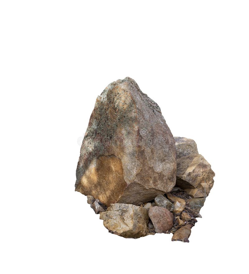 Grouping of Rocks and Boulders with Varying Colors and Textures and ...