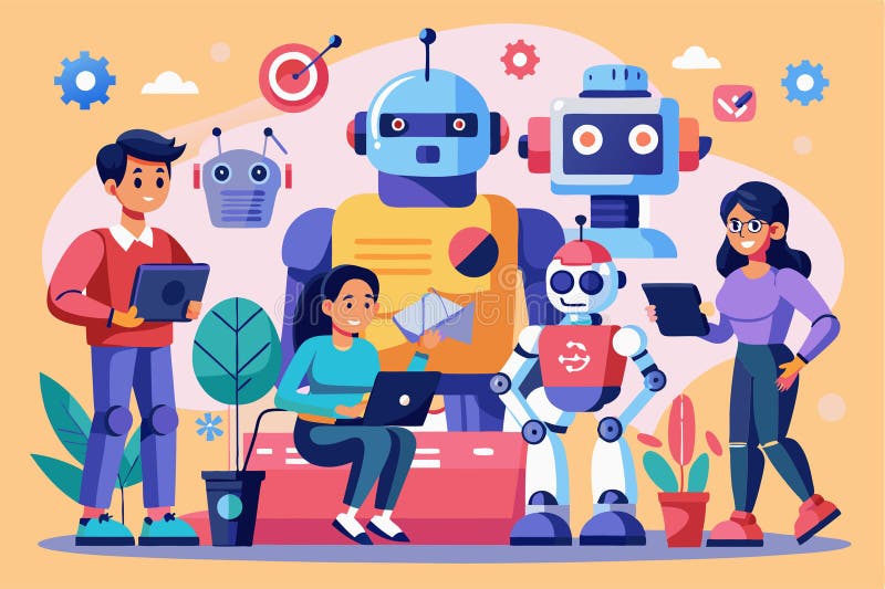 Groups of Individuals Engage with Various Customizable Robots while ...