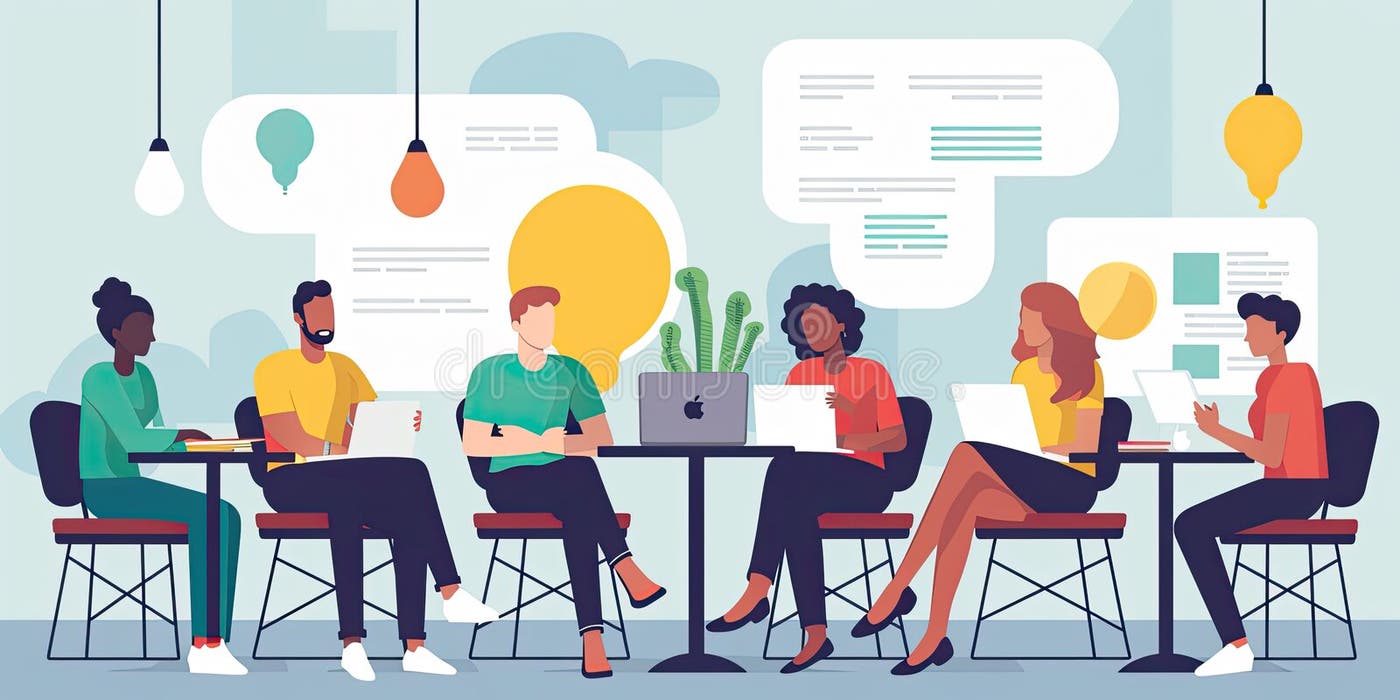 Animated Discussions Stock Illustrations – 675 Animated Discussions ...