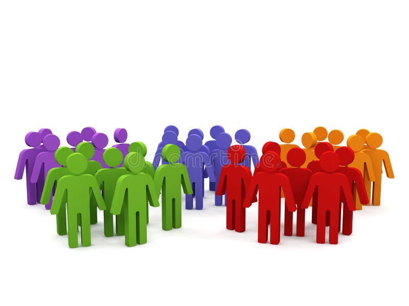 Groups of people. stock illustration. Illustration of icon - 14965088