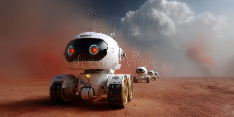 Exploring a Distant Planet S Surface with Robots on an AI-driven Space ...