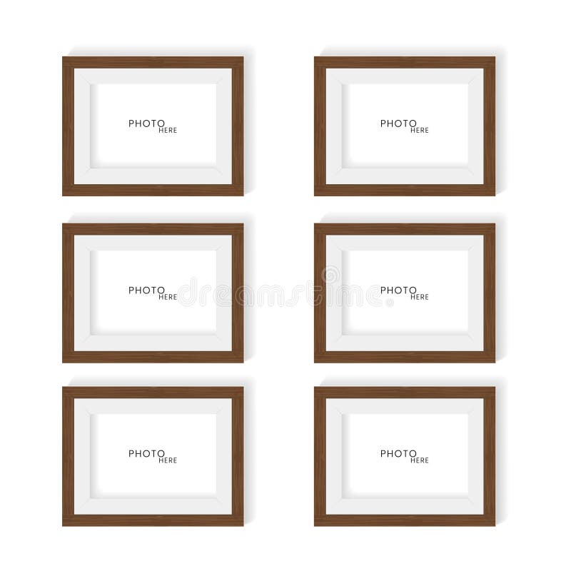 Groups of Wooden Frames Texture Template Vector Design, Wooden Texture ...