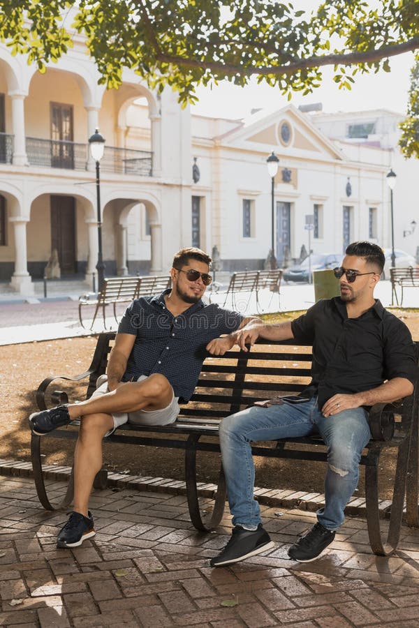 Groups of Young Friends Spending Time in Public Spaces, with Social ...