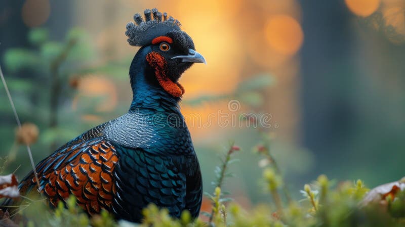 Grouse Bird in Autumn Forest Stock Image - Image of nature, ecosystem ...