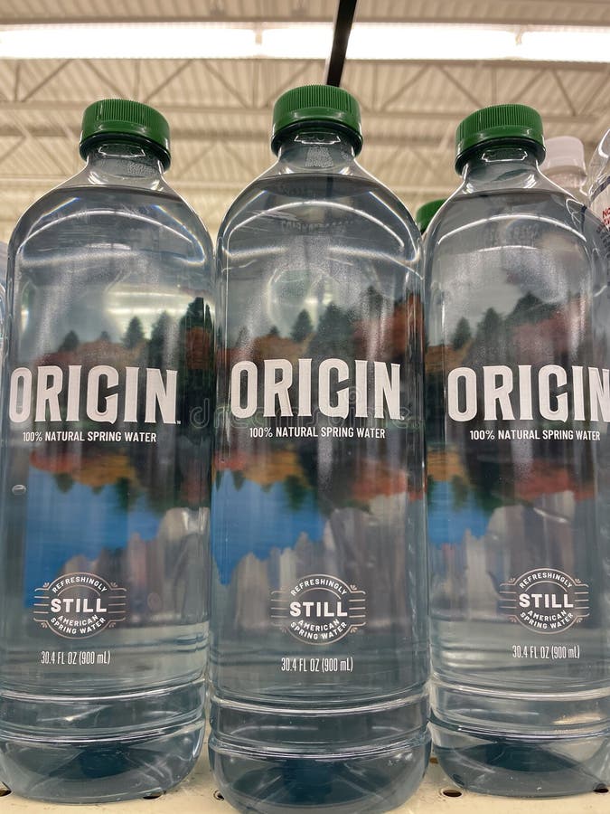 Retail store Origin water editorial image. Image of demand - 250058645