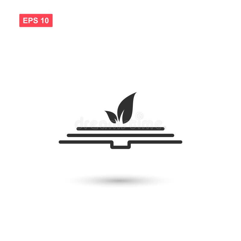 Grow Book Filled Outline Icon Stock Vector - Illustration of single ...