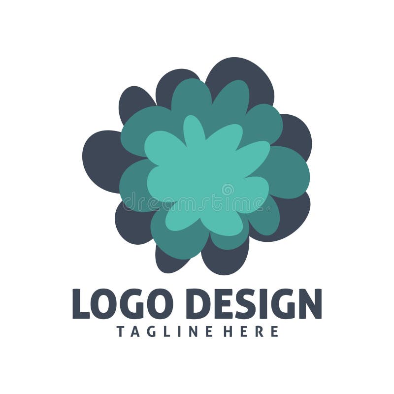 Grow flower logo stock vector. Illustration of simple - 97510875