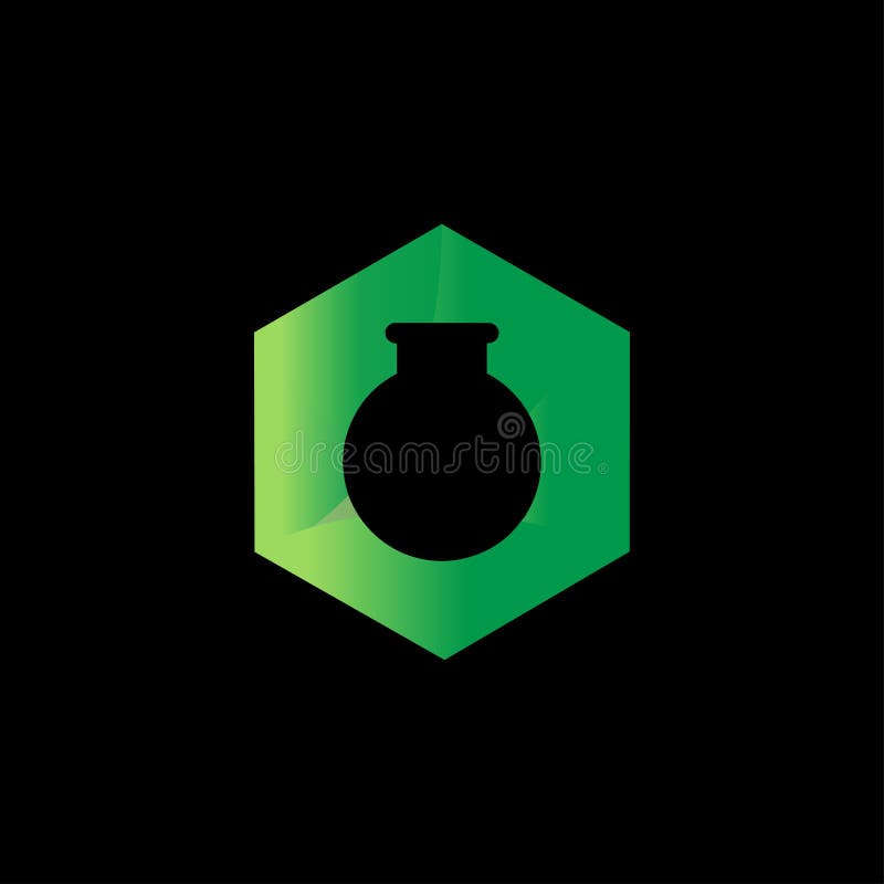 Grow Green Lab Logo Vector Design Template Stock Vector - Illustration ...