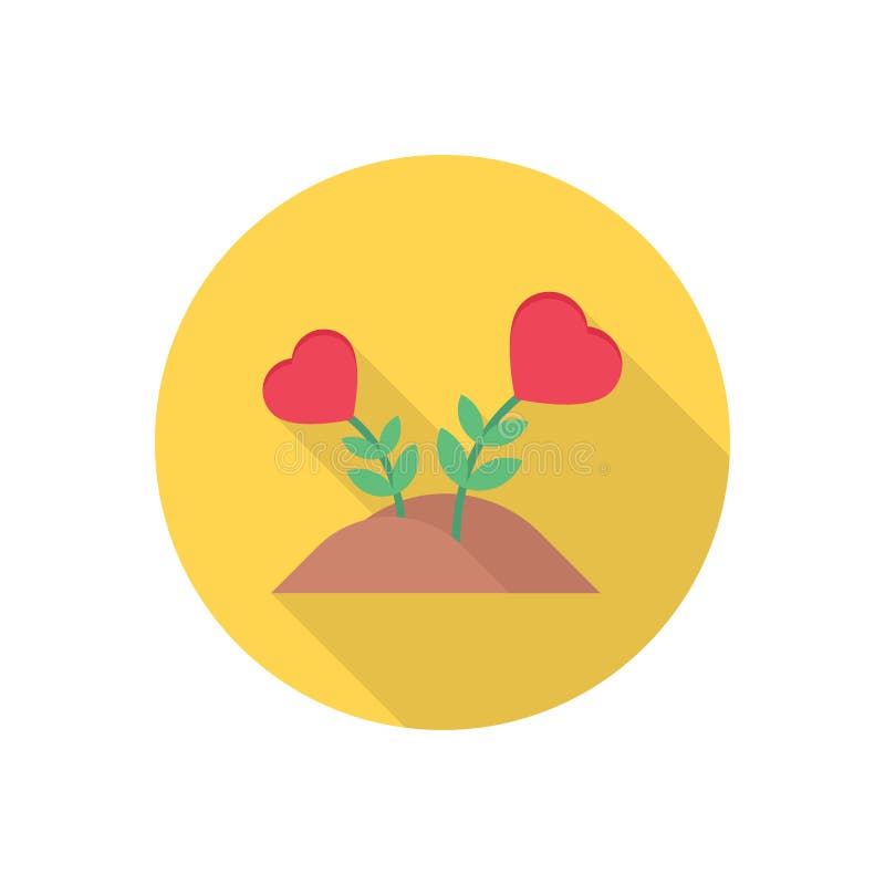 Grow Vector Flat Color Icon Stock Vector - Illustration of icon, logo ...
