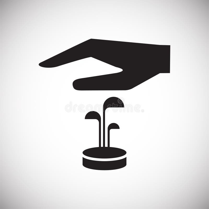 Grow Icon on White Background for Graphic and Web Design, Modern Simple ...