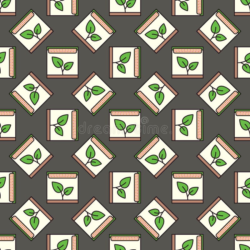 Grow Light Vector Phyto Lamp Colored Seamless Pattern Stock Vector - Illustration of pattern ...