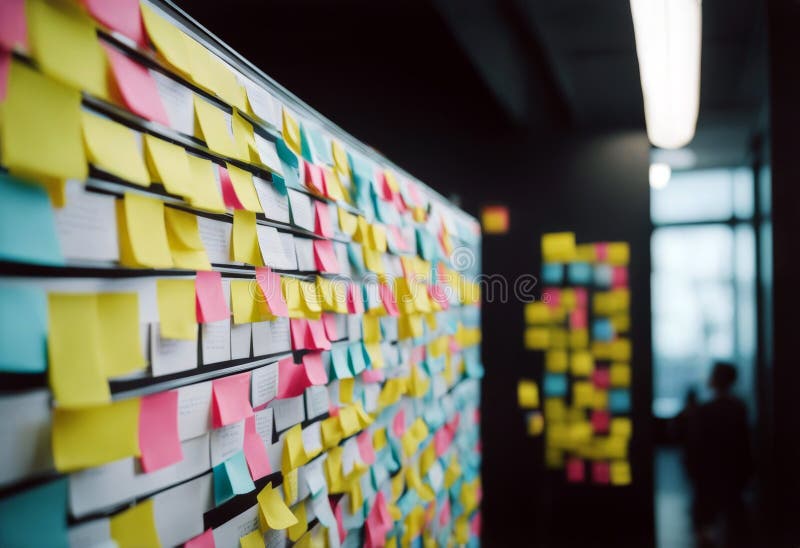 Grow Presentation Professional Young Post Glass Planning Collaboration ...