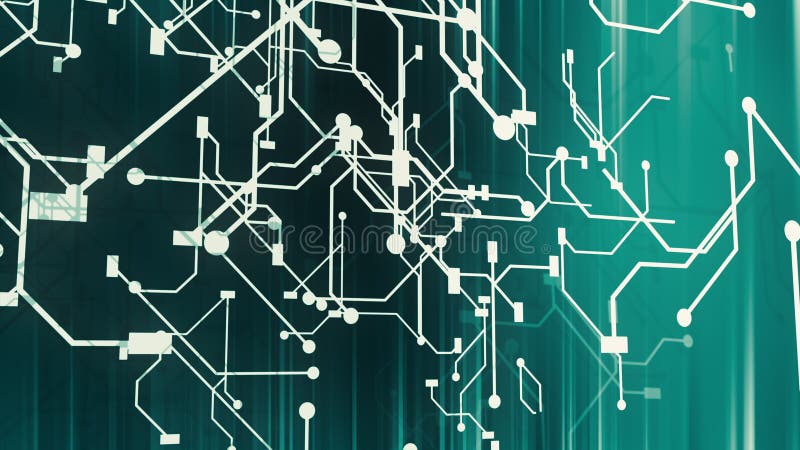 Growing Artificial Intelligence Neural Network Stock Video - Video of ...