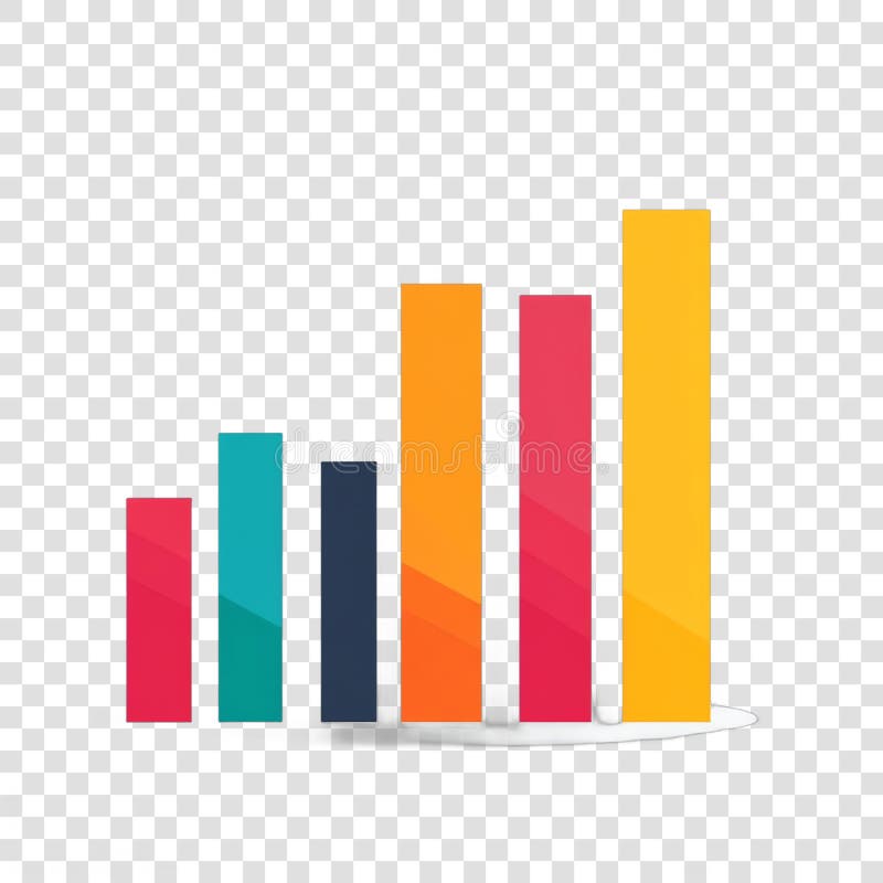 Growing bar chart stock photo. Illustration of shape - 341474594