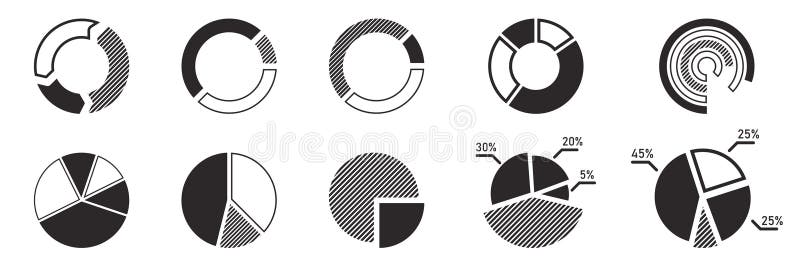 Growing Bar Graph Icon Set. Statistics Icon Set Stock Vector ...