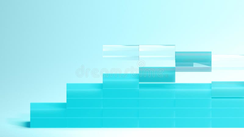 Growing Blue Graph Chart. Growth and Development Concept Stock Video ...