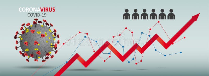 Corona Virus Exponential Growth Stock Vector - Illustration of ...