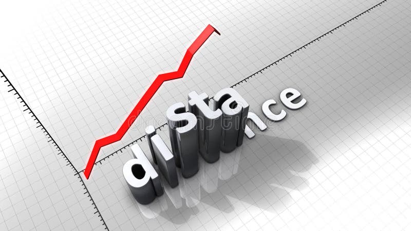 Growing chart, Distance. stock video. Video of grow - 203859533