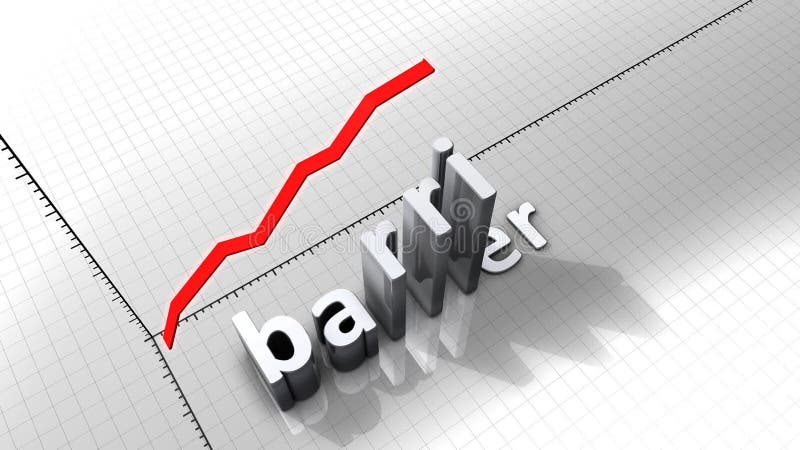 Growing chart, Barrier. stock video. Video of expend - 203856919