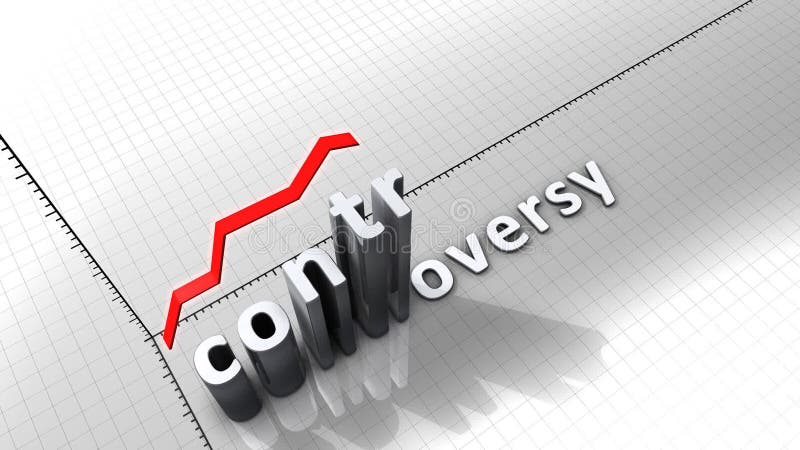 Growing Chart, Controversy. Stock Video - Video of statistic ...