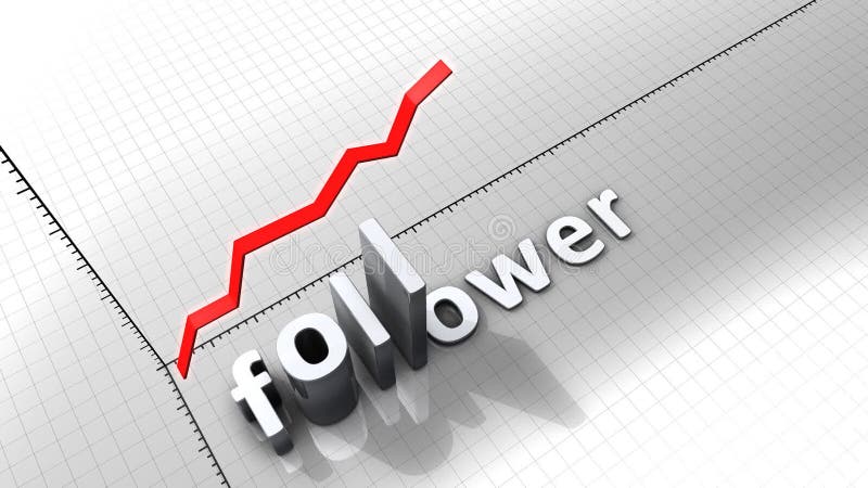 Growing chart, Follower. stock video. Video of confident - 203860251