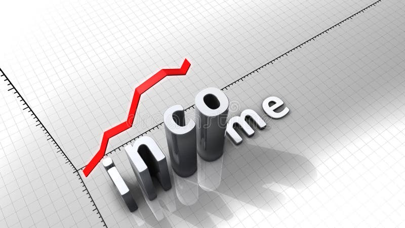 Growing chart, Income. stock video. Video of cash, abstract - 203861337