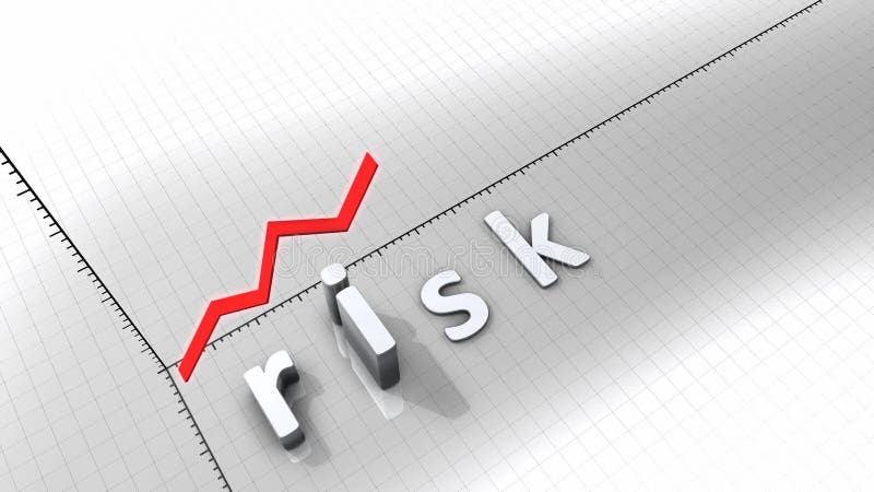 Growing chart - Risk. stock footage. Video of fund, growing - 203799206