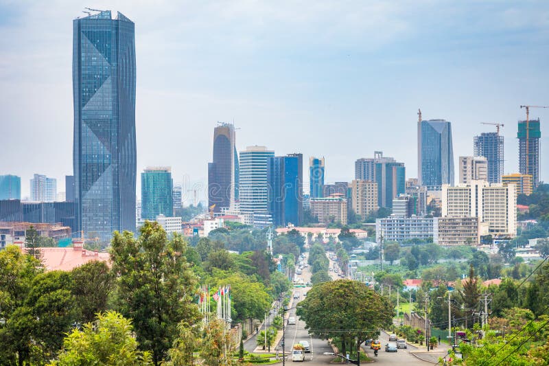 Growing Development of Central Business District with Modern ...