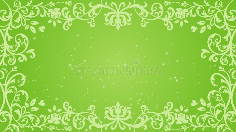 Animation of Green Crystals Moving Over Crystal Stock Footage - Video ...