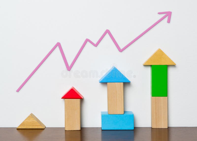 Growing Graph for Children Educational Toy. Stock Image - Image of ...