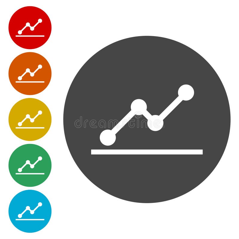 Growing Graph Icon. Business Analytics Chart Symbol Stock Vector ...