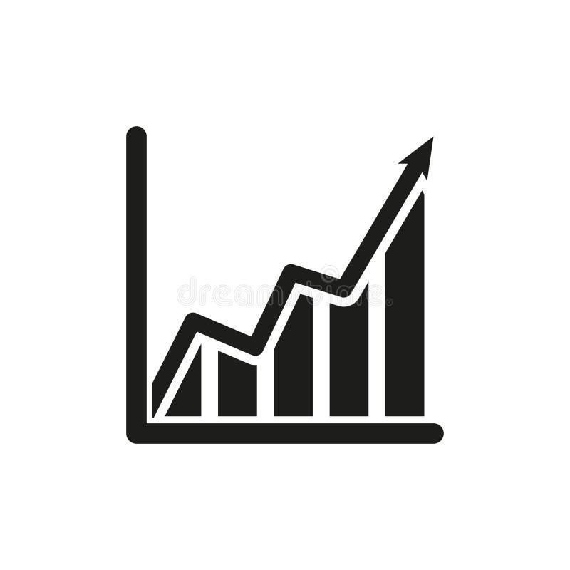 The Growing Graph Icon. Growth and Up Symbol Stock Vector ... The Growing Graph Icon. Growth and Up Symbol Stock Vector ...