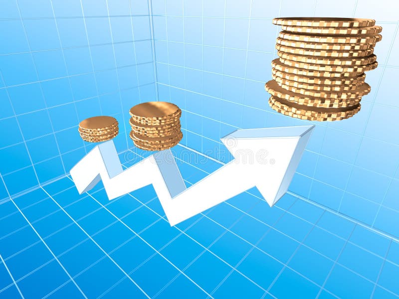 Growing Income Graph Stock Illustrations – 7,595 Growing Income Graph ...