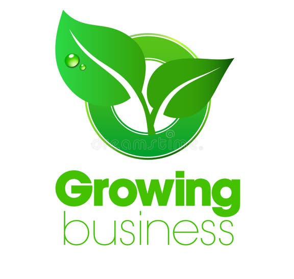 Growing Logo stock vector. Illustration of environmental - 45701065