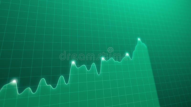 Growing Line Chart Graph - Business Development Competition Concept ...
