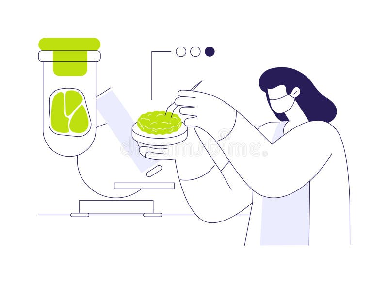 Growing Meat in a Lab Abstract Concept Vector Illustration. Stock ...