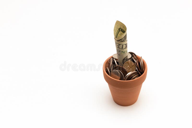 Growing Money stock photo. Image of food, coins, metal - 78130262
