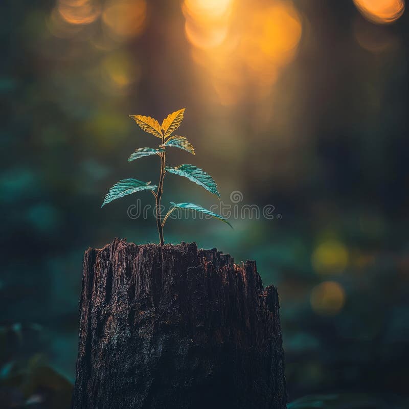 Growing Out of Old Stumps, Young Sprouts on Old Trees, Caring for the ...