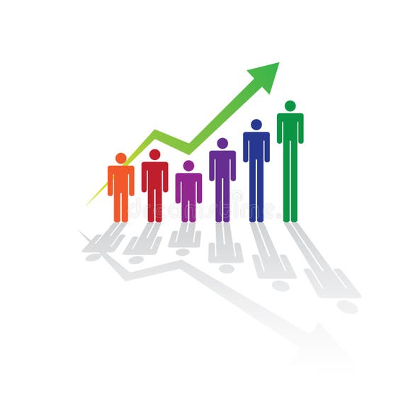 Growing Chart People Stock Illustrations – 6,700 Growing Chart People ...