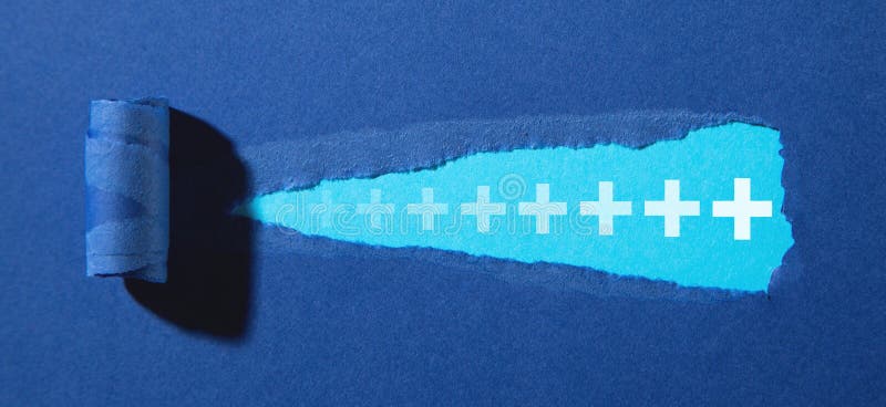 Growing Plus Signs. Positive. Benefit. Development Stock Illustration ...