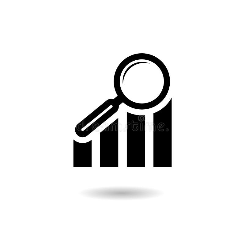 Growing Statistics Icon Vector Image Stock Vector - Illustration of ...