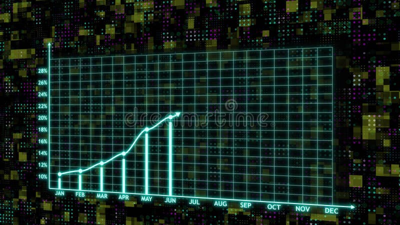Bar graph animation stock video. Video of graph, finance - 331259685