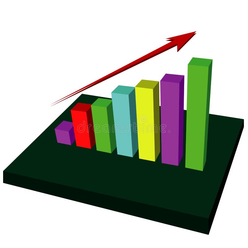 Growing Up Graph vector stock vector. Illustration of generated - 31093894