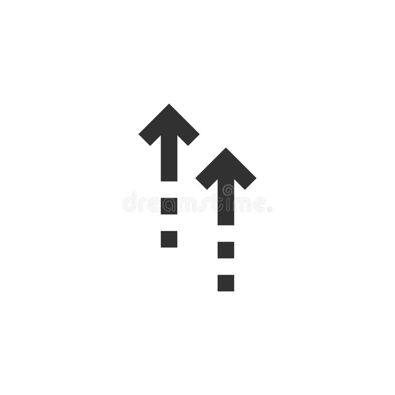 Two Upward Arrows Stock Illustrations – 204 Two Upward Arrows Stock ...