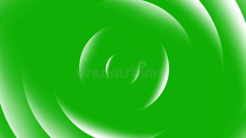 Growing White Circular Waves Motion Graphics with Green Screen ...