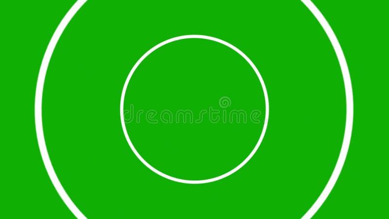 Growing White Circles Pattern Motion Graphics with Green Screen ...
