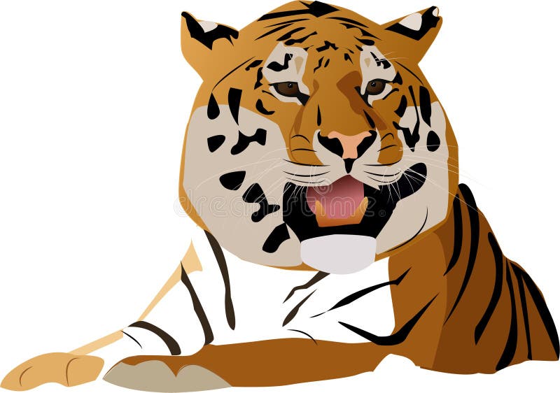 Growling Tiger Stock Illustrations – 236 Growling Tiger Stock ...